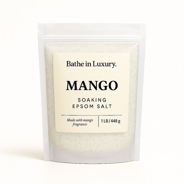 Mango Epsom Salt – Tropical Bath Soak for Hydrated Skin & Relaxation ...